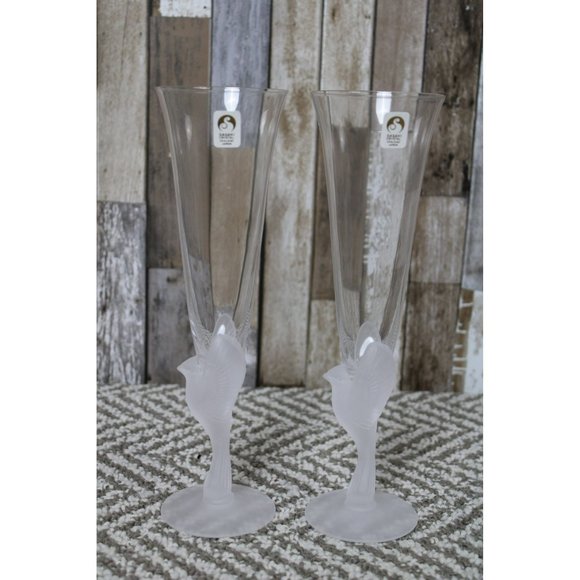 Sasaki/Crystal Stemware/Japan | Dining | 2 Wings Flute Champagne Sasaki ...